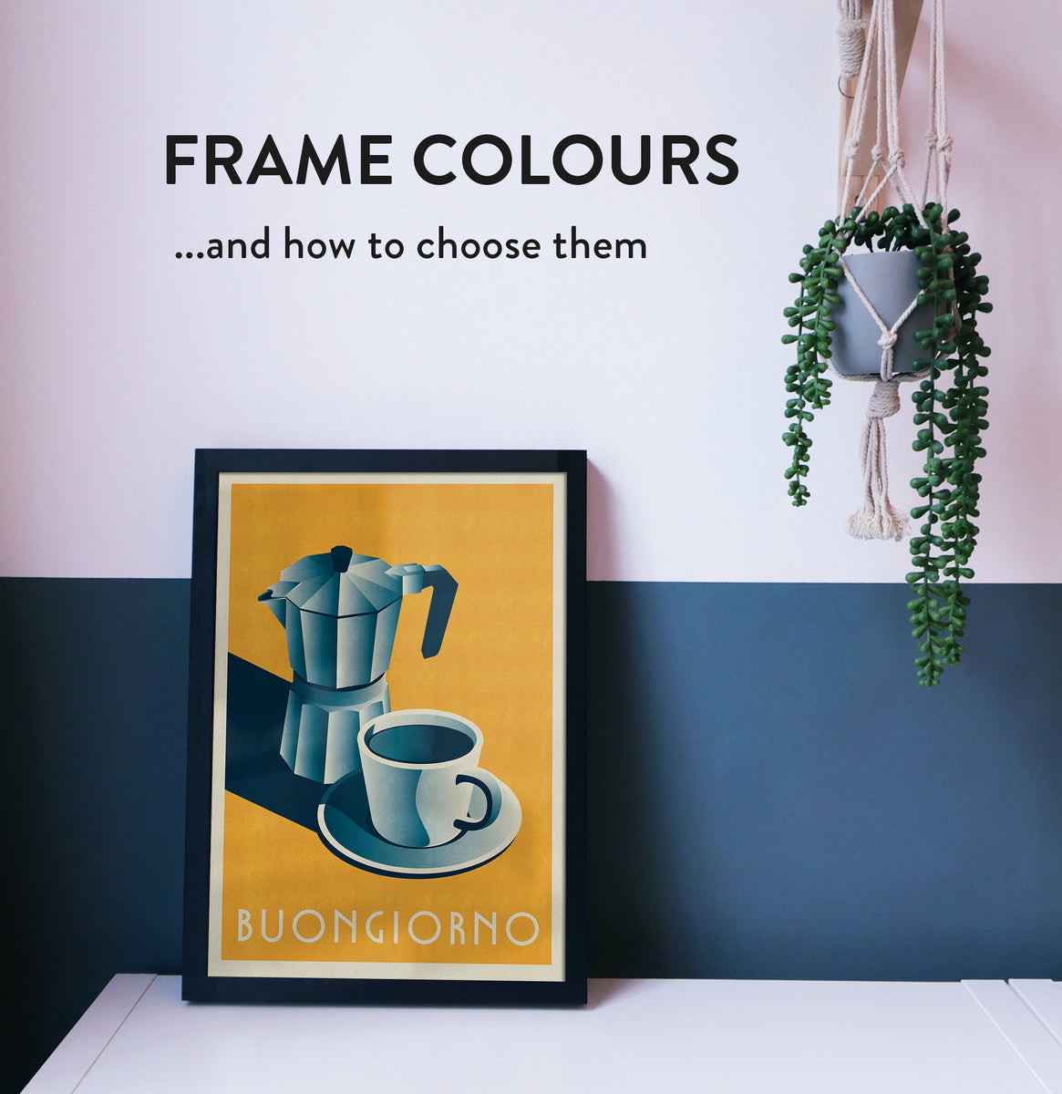 Frame Colours and How To Choose Them – Telegramme Paper Co.