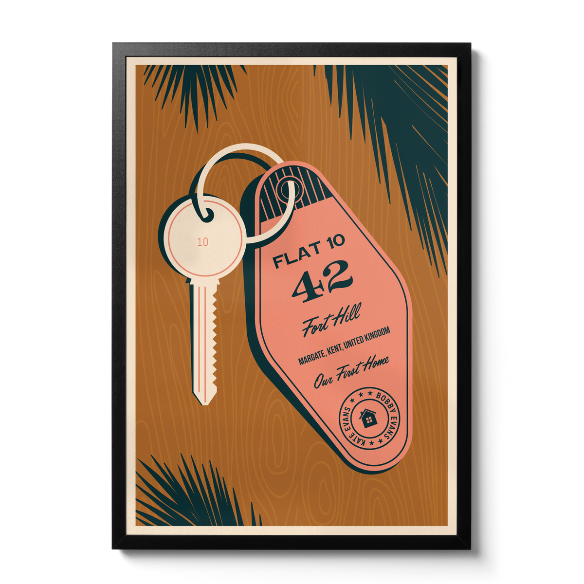 Keyring Personalised Print – Telegramme Paper Co.